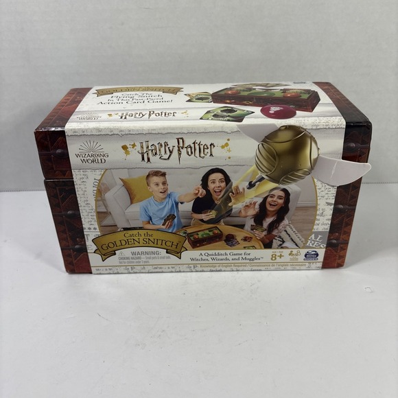 Gametime Vintage | Toys | Harry Potter Catch The Golden Snitch Card ...